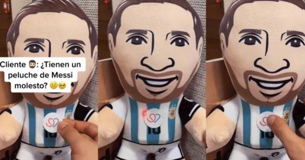 Crean peluche de Messi